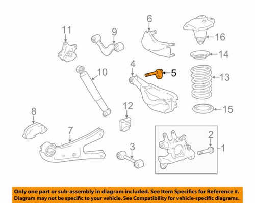48409-48030 Toyota Cam sub-assy, rear suspension toe adjust 4840948030 ...