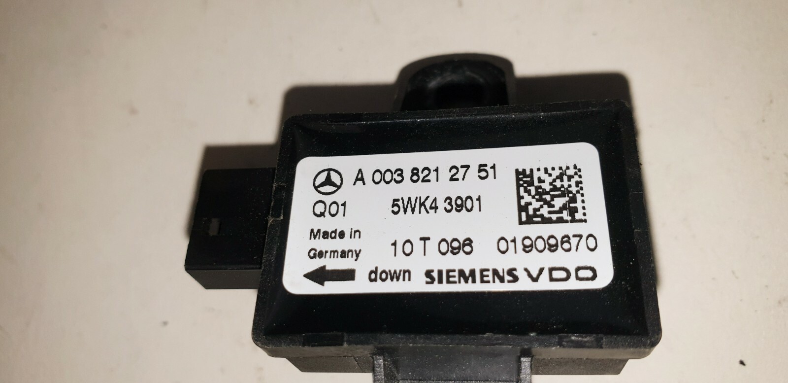2007 MERCEDES ML 350 W164 FRONT SENSOR 0038212751 C36 | eBay