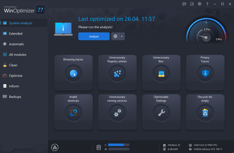Ashampoo Win­Optimizer 27 DVD 1 Year License Key | eBay