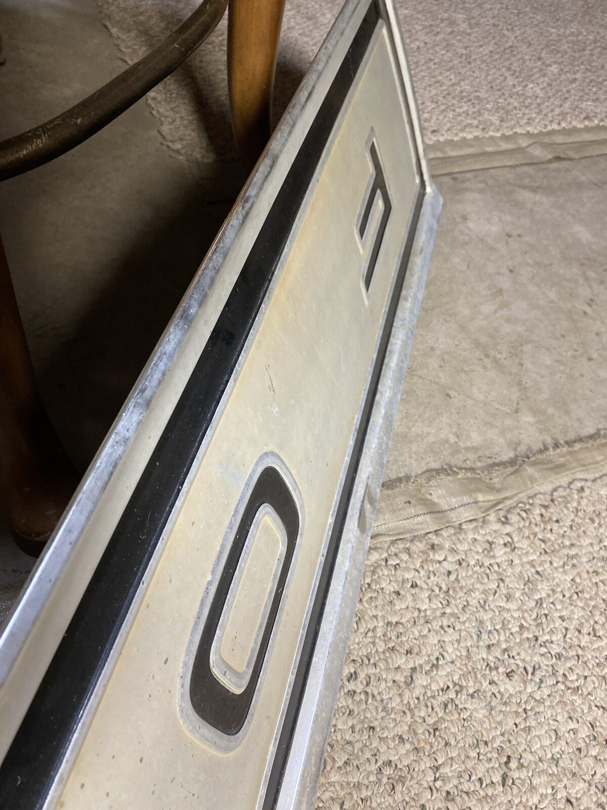 1970 FORD F-100 F-150 F-250 TAILGATE LARGE TRIM MOLDING OEM INSERT F100 ...