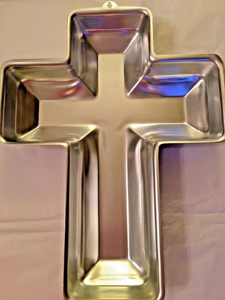 Wilton - 1999 Cross Cake Pan Easter Baptism Religious Event #2509 (Dr ...