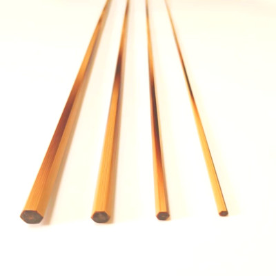 (4 section)Handmade Flame Bamboo Blank Rods 7'0"~4wt/Fishing Rods ...