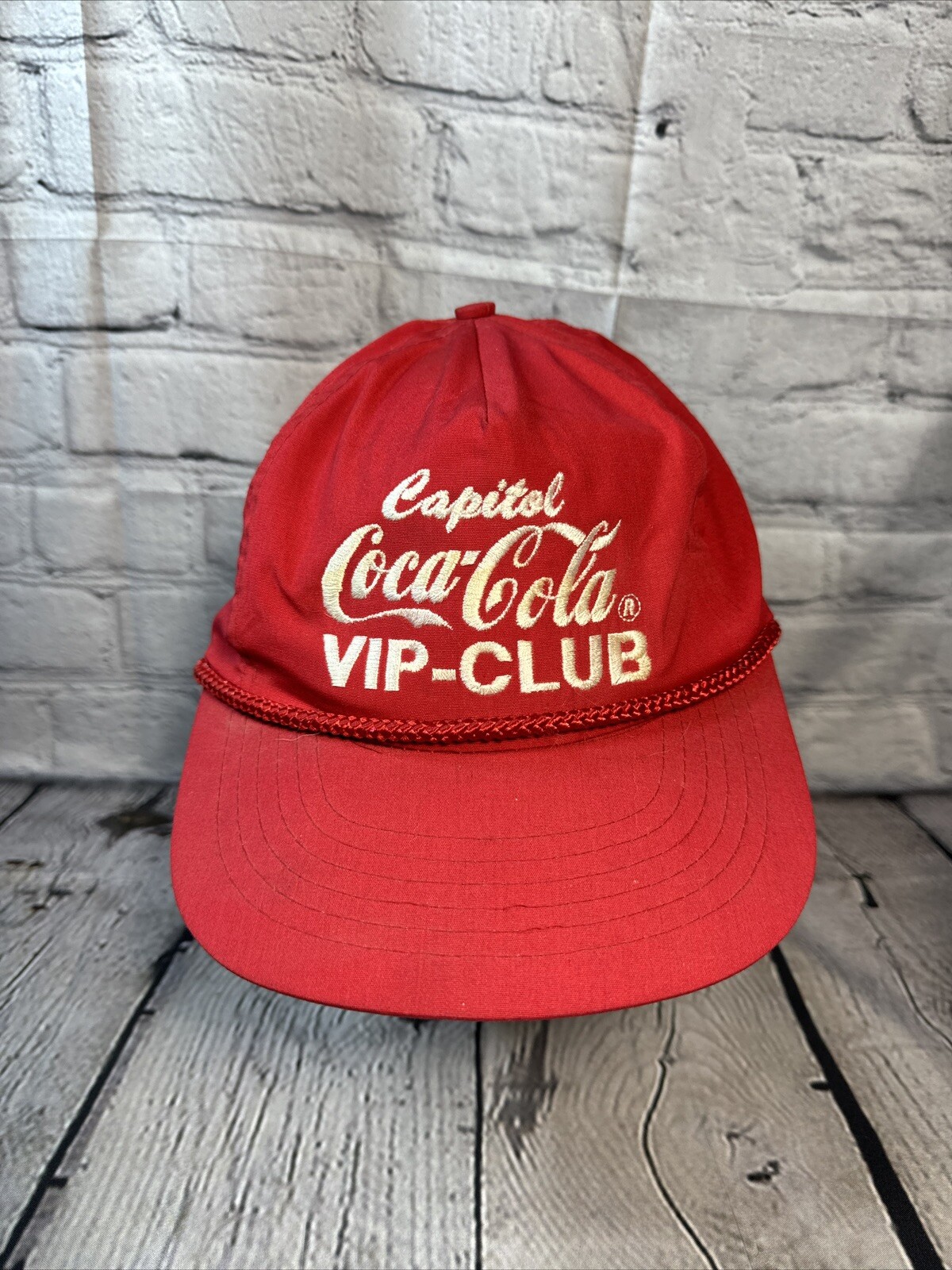 Rare Coca-Cola Vintage VIP-CLUB Coke Adjustable Cap - Gem