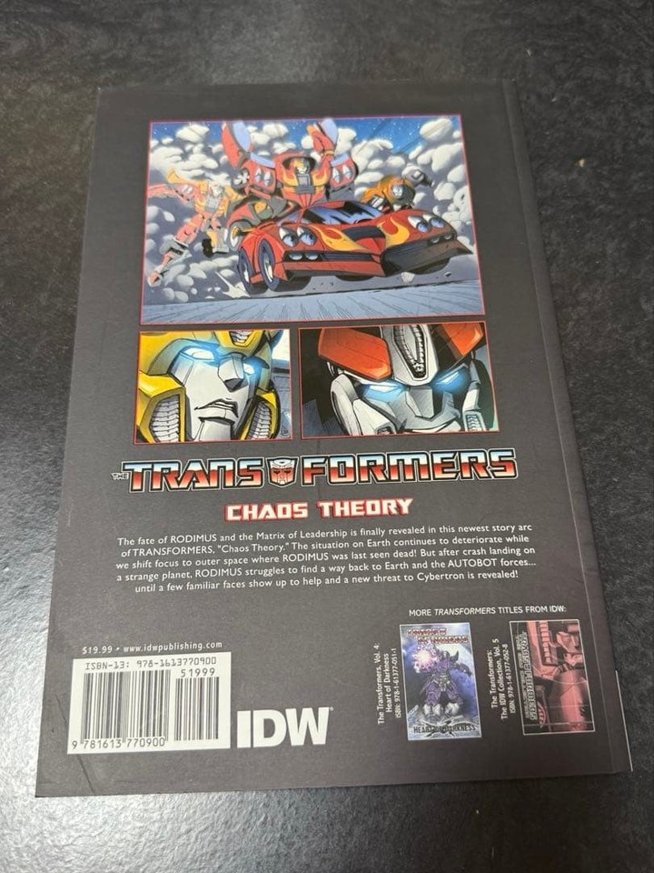 Transformers Chaos Theory IDW 12-inch Toy Used with Minor Wear | eBay
