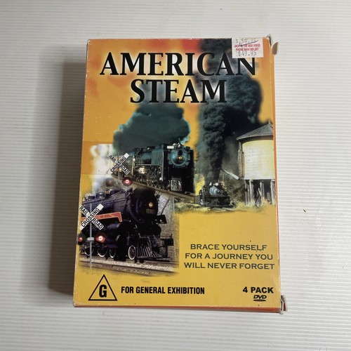 American Steam Steam Giants & Shortliners 4 DVD Set Region 0 Railway ...
