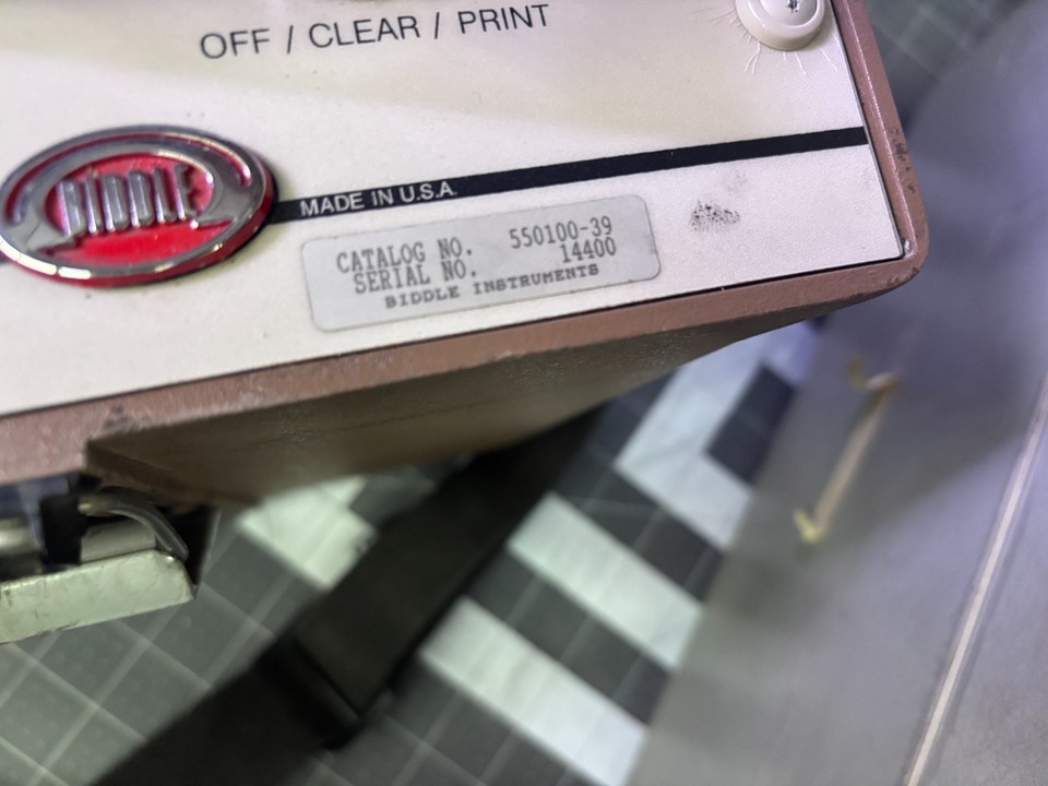 Biddle (Megger) 550100-25 Three Phase Transformer Turns Ratio Test Set ...