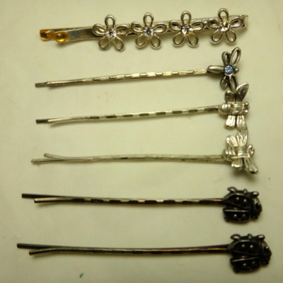 Vintage 1990's Y2K Style Bobby Pin Lot of 6 Butterfly Bee Ladybug ...