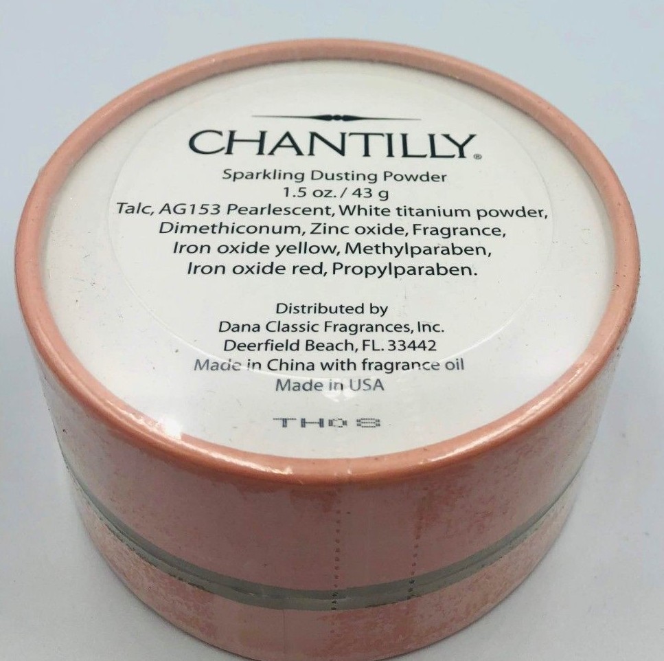 Chantilly by Dana For Women Sparkling Dusting Powder 1.5 oz / 43 g NIB ...