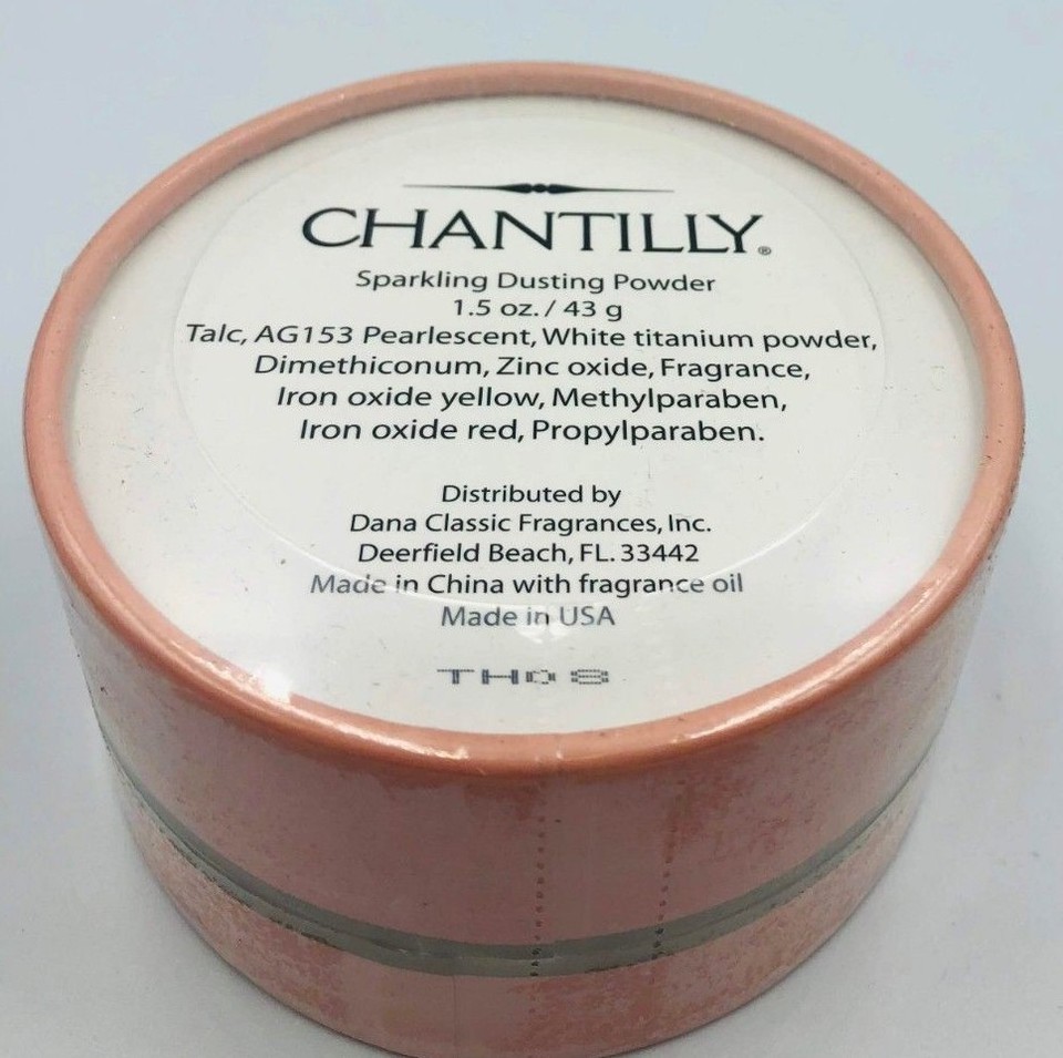 Chantilly by Dana For Women Sparkling Dusting Powder 1.5 oz / 43 g NIB ...