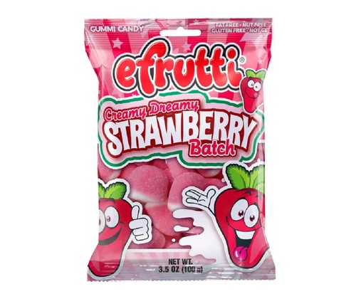Efrutti Creamy Dreamy Strawberry Gummi - 3.5 OZ - 3 PK - FREE SHIPPING ...