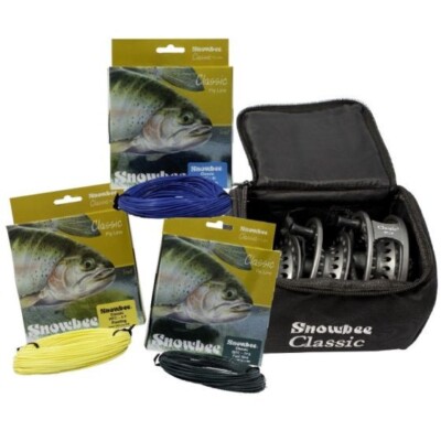 Snowbee Classic 2 Fly Reel / Spool / Fly Line Combi Kit, Trout Fly ...