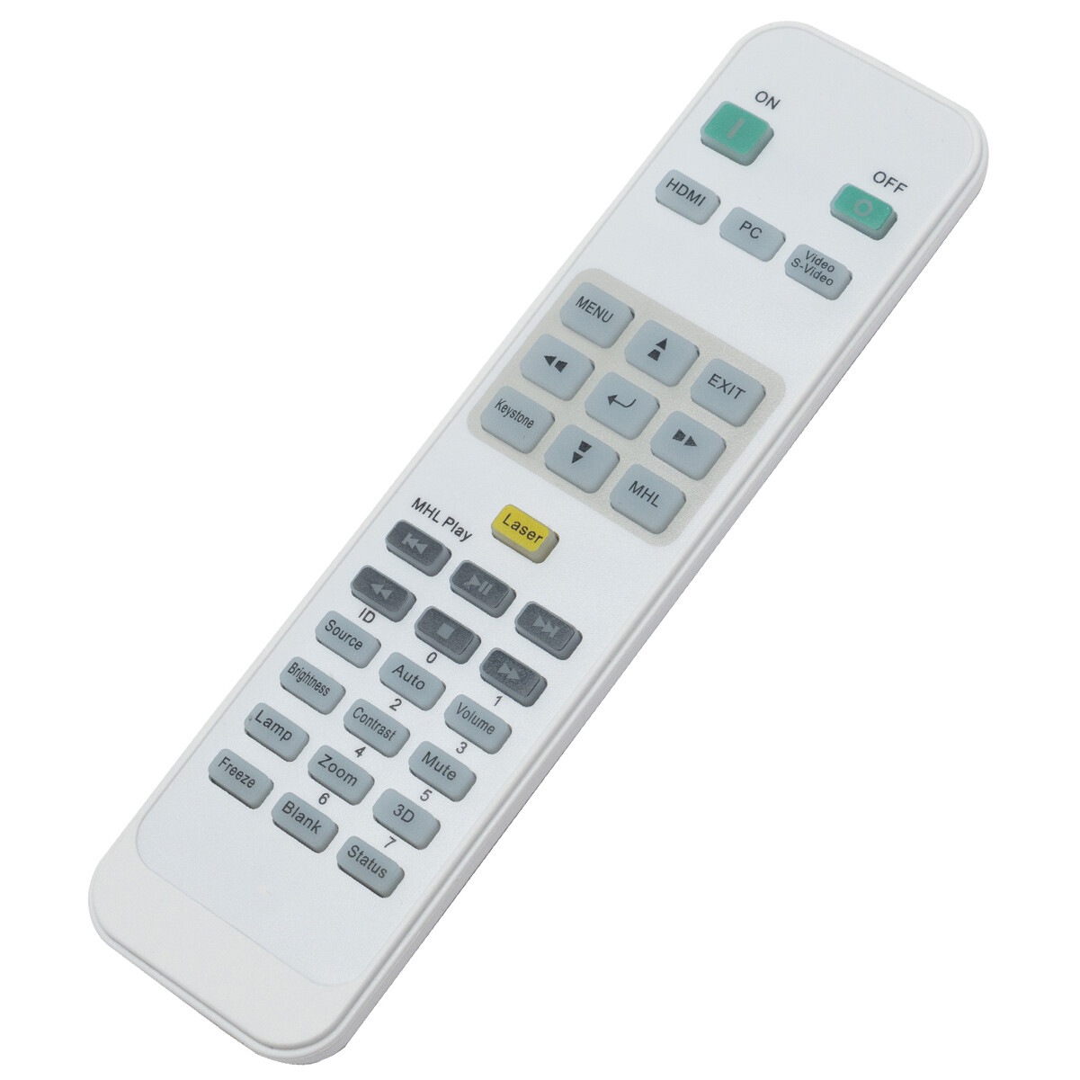 New Remote Control for VIVITEK Projector DU7095Z RX46313 RU56723 ...