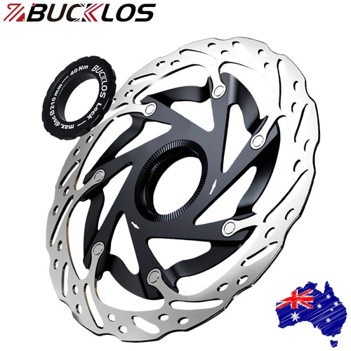 BUCKLOS CLX-R Disc Brake Rotors Centerlock 140/160mm w/Rings fit SRAM ...