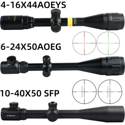 4-16X44 6-24X50 10-40X50 SFP Tactical Rifle Scopes Optics Parallax ...