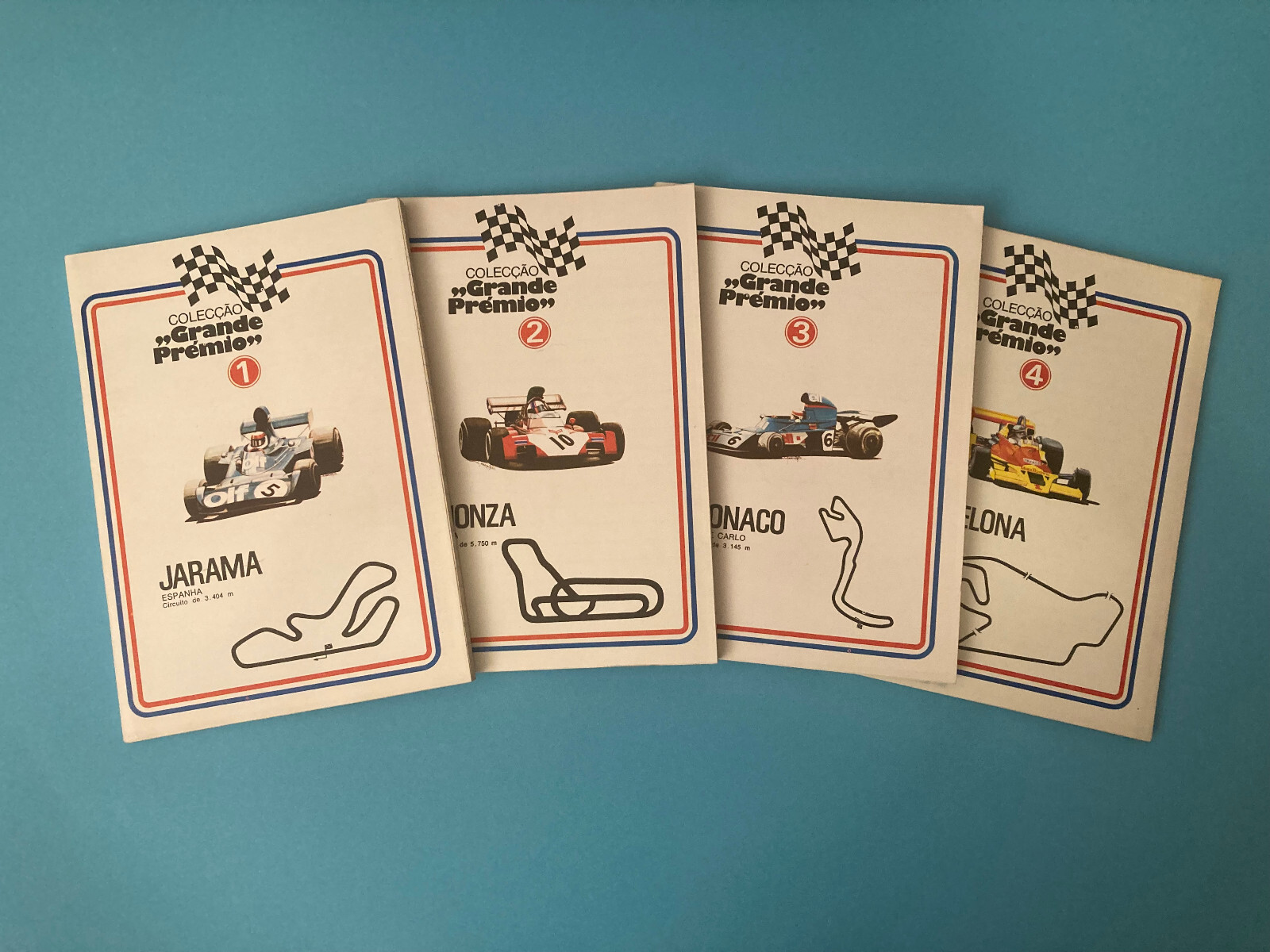 VINTAGE COLLECTION OF 4 FORMULA 1 F1 PORTUGUESE SCHOOL NOTEBOOKS 80'S ...