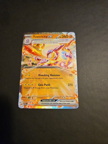 Pokémon TCG Toxtricity ex Paradox Rift 100/182 Holo Double Rare | eBay ...