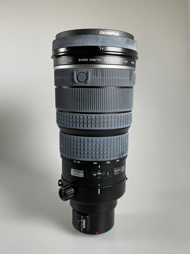 Olympus Zuiko Digital ED 90-250mm F2.8 For Four Thirds w/ PF-105 105mm ...