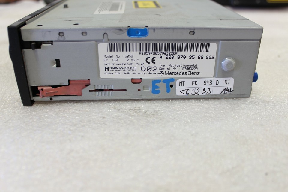 W211 W219 R230 R171 W220 W215 Mercedes Navigation DVD Drive Rom Disc CD ...