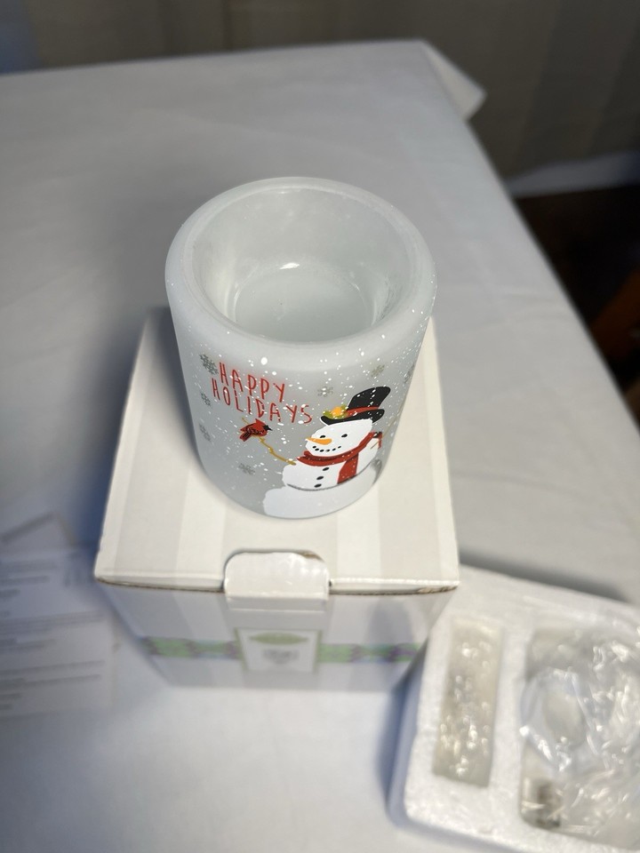NEW Scentsy Holiday Snowman Mini Scent Warmer - Hard to find | eBay