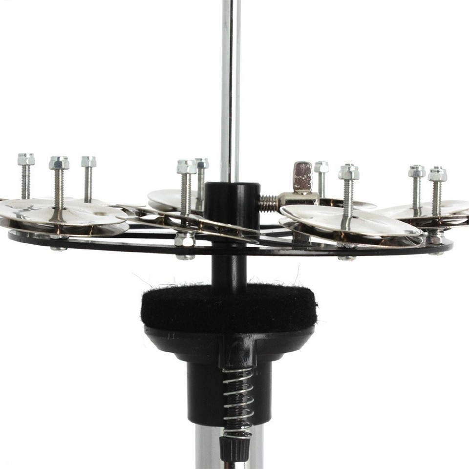 Set Drum Cymbal Beginner Silver Drum Set Cymbal Companion Copper Bell ...