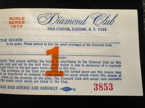 1979 NY Mets DC Ticket Book w/2 Season Passes 5 E-Tickets + Post Season ...