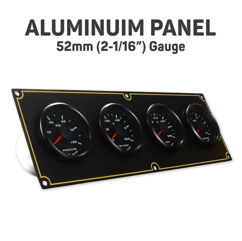 4 Gauge Panel Instrument Set 52mm Midget Sprint Car Water Proof | eBay