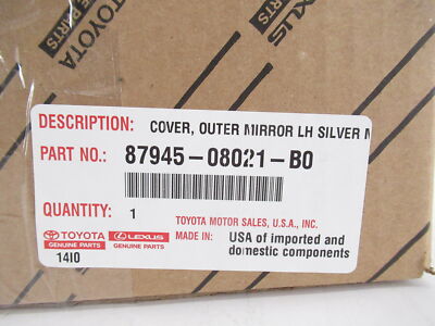 Genuine OEM Toyota 87945-08021-B0 Left Outer Door Mirror Cover 2011 ...
