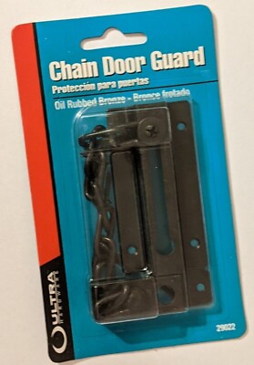 Oil Rub Bronze Chain Door Guard Protection Ultra Hardware Lock Bolt | eBay