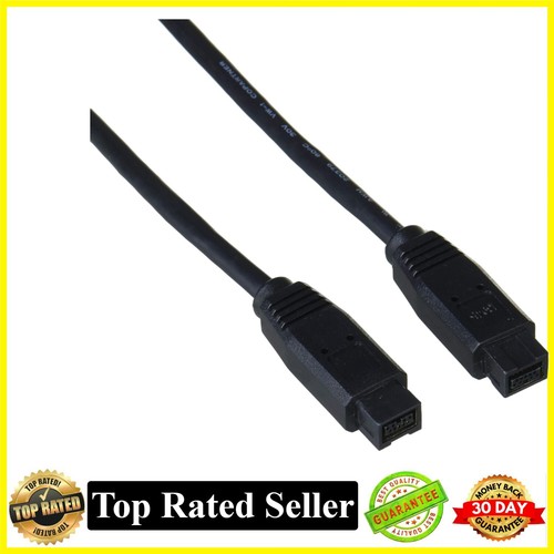 10ft 1394b Firewire 800 Cable 9-9 M/M IEEE 1394 Cable FireWire Black 1394_99_10 | eBay