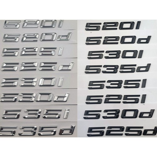 Für BMW 520i 530i 530d 520d Schriftzug Embleme Aufkleber Logo Flache ...