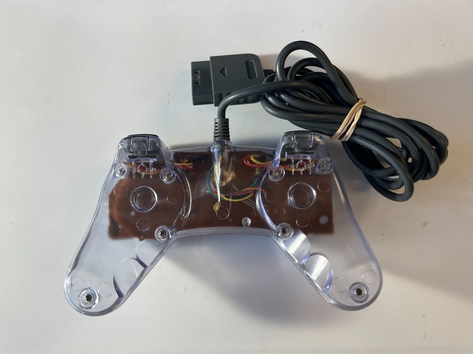 Sony PlayStation 1 PS1 Clear Controller Tested+Working | eBay