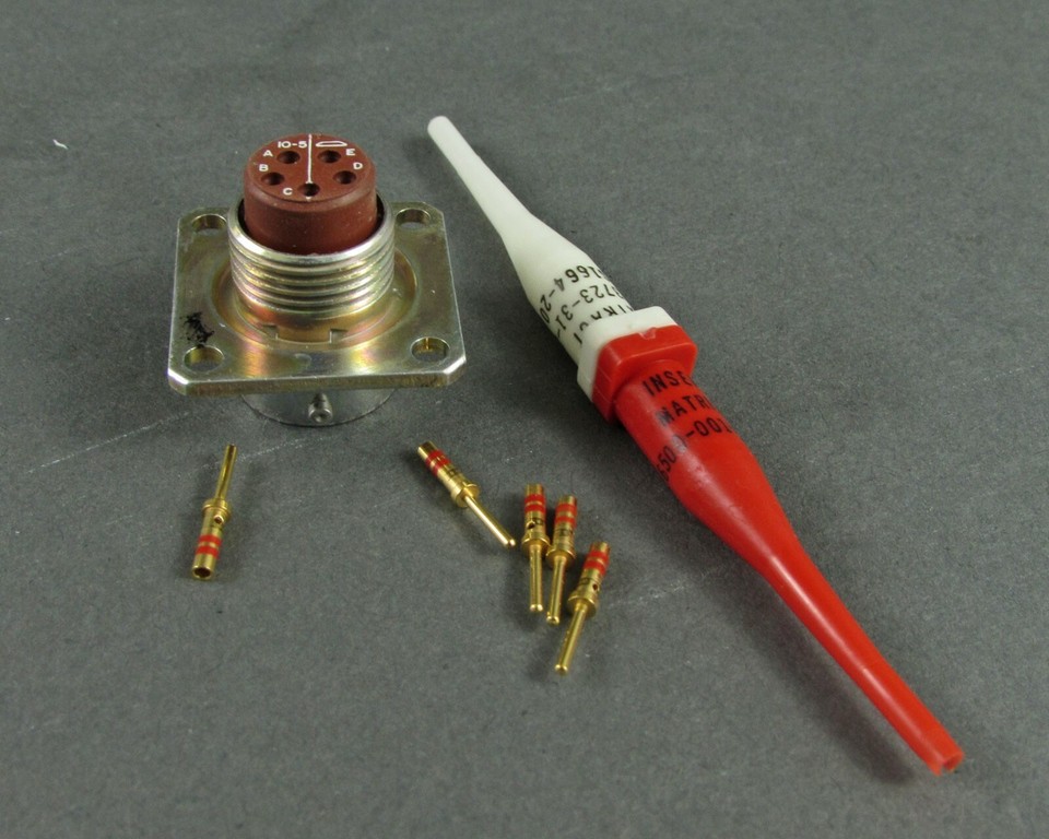 Bendix 5 Position Mating Circular Connector Set w/ Contacts | eBay