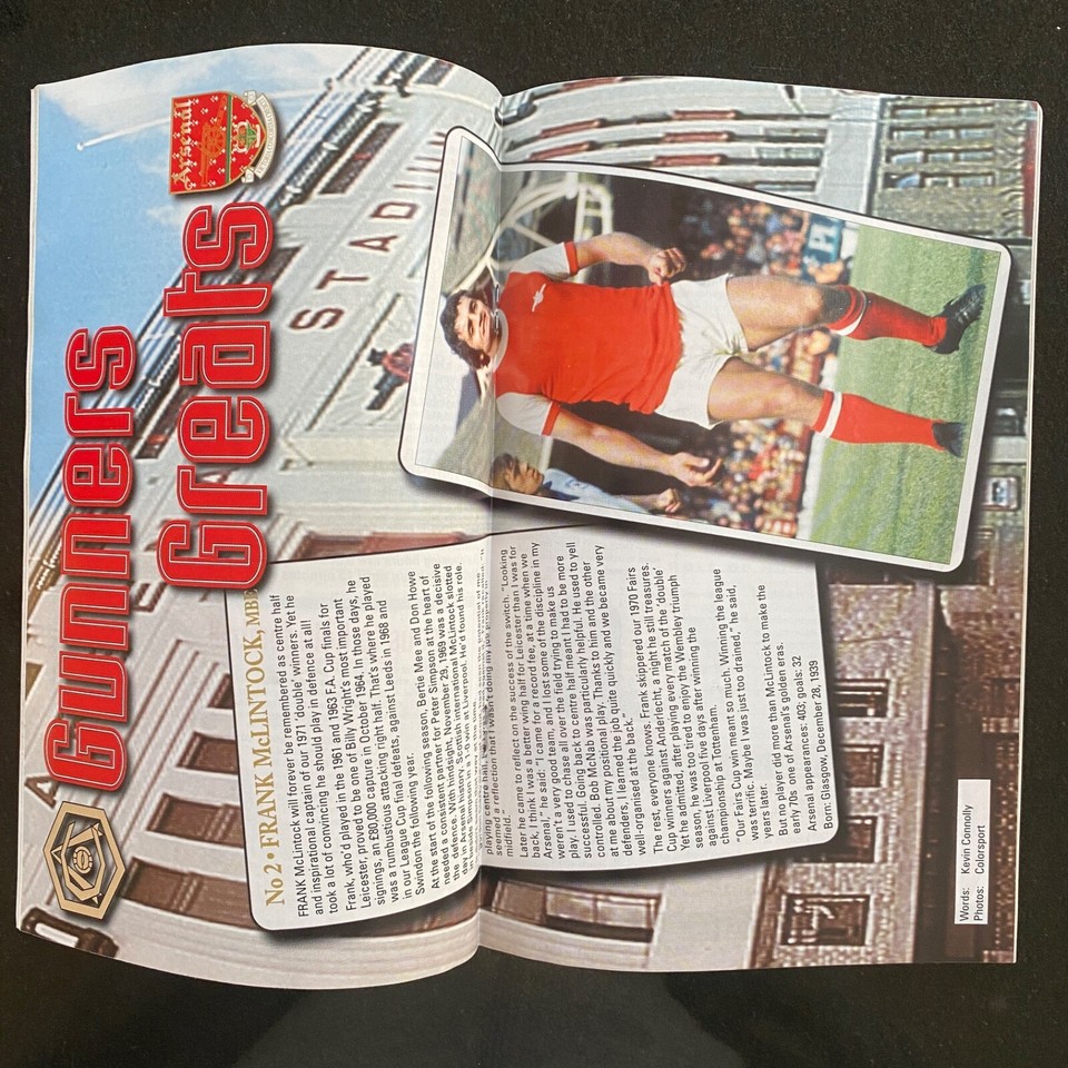 ARSENAL Football Programmes YOU CHOOSE 1993 96 97 98 99 2000 01 02 05 ...