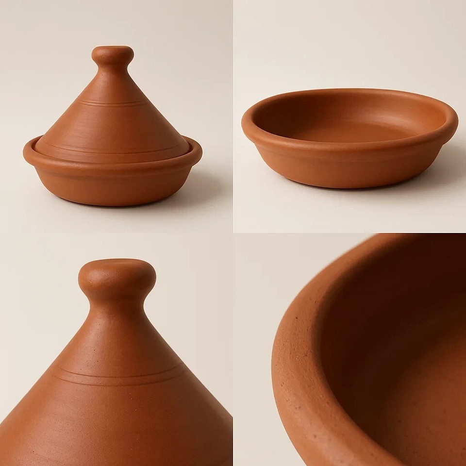 Moroccan Cooking Tagine Pot Tajine Tangia Lead Free Terra Cotta Medium ...