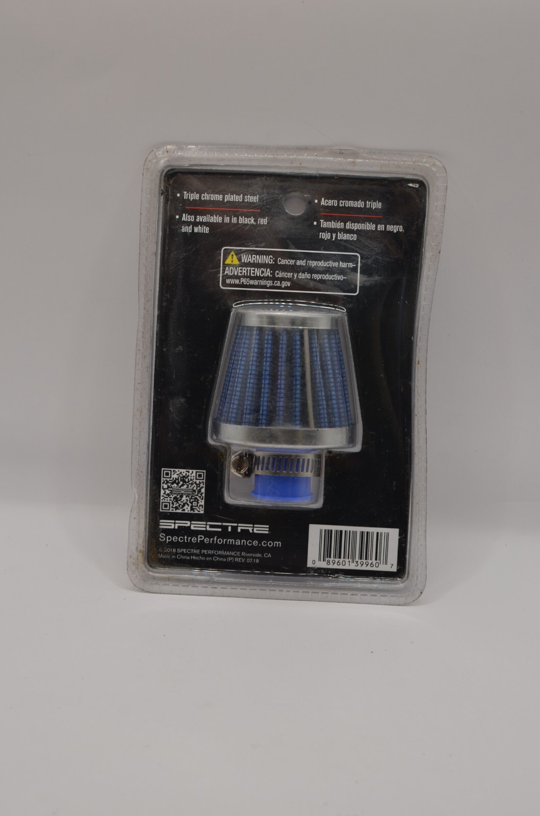 Spectre Performance 3996 Blue 9mm Breather Filter for sale online | eBay