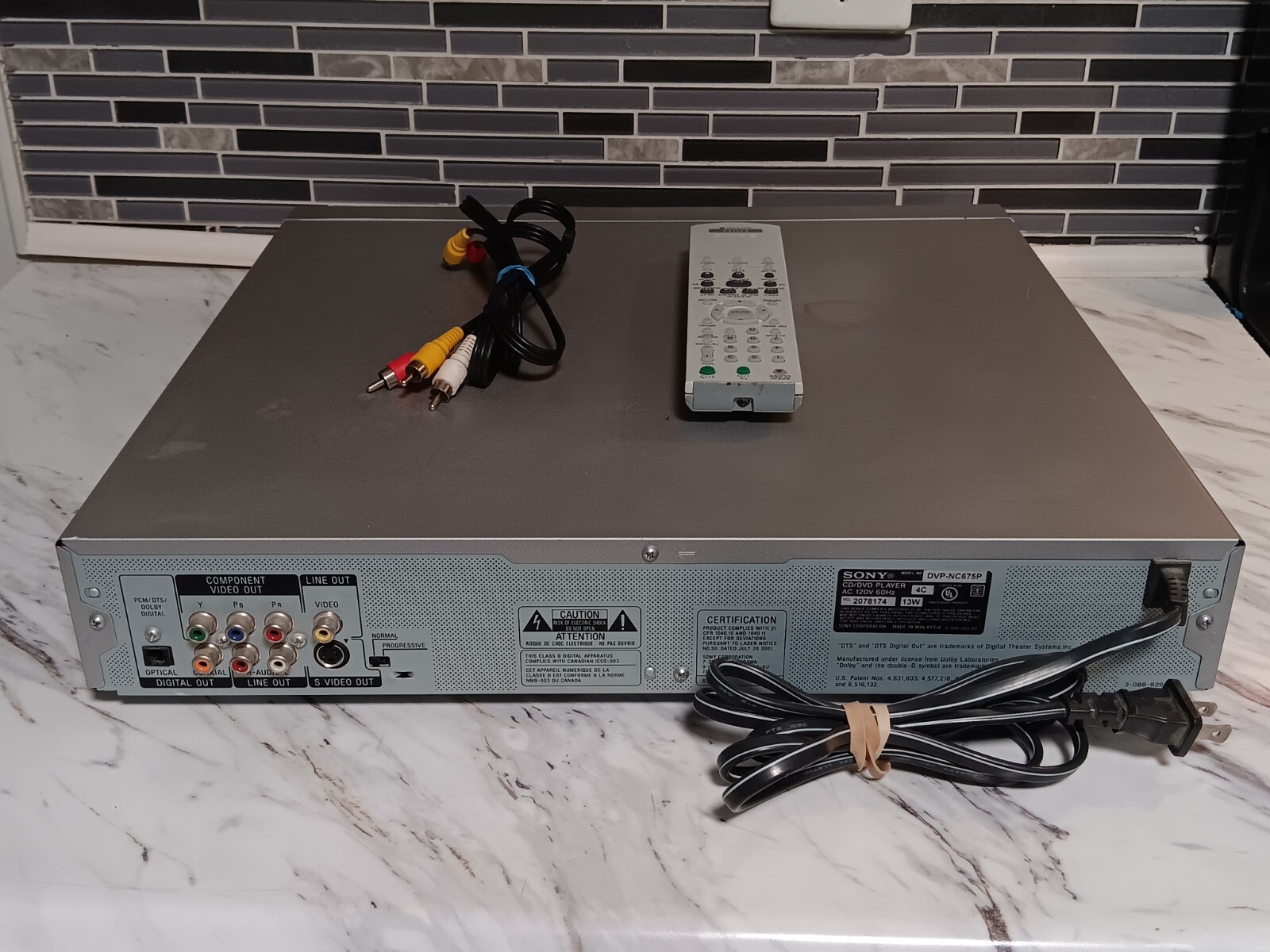 Sony DVP-NC675P DVD/CD 5 Disc Player Progressive Scan With Remote ...