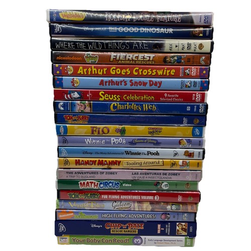 Young Kids Educational & Entertaining DVD Lot 20 DVDs- Only $1 Each ...