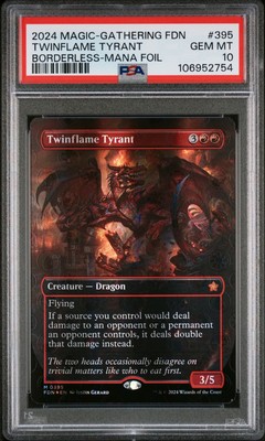 2024 Magic The Gathering Foundations #333 Twinflame Tyrant Borderless-Foil | eBay