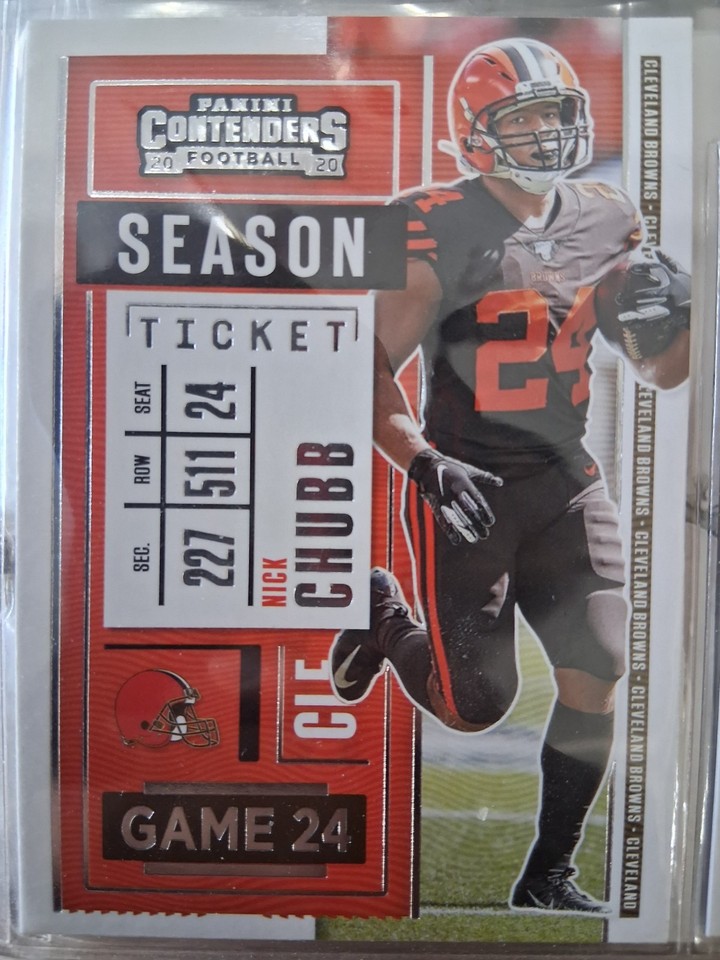 Nick Chubb Cleveland Browns 2020 Panini Contenders Football Card #78 | eBay