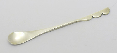 RARE HIGHLY COLLECTABLE MODERNIST DESIGN SOLID STERLING SILVER SALT SPOON HM1983 | eBay UK