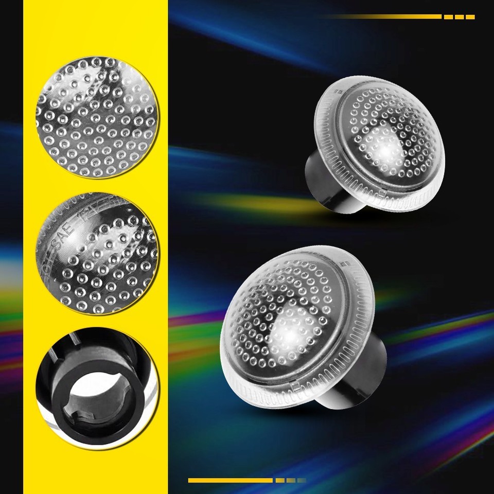 Clear Pair Side Fender Repeater Marker Lights For Transit 2010-2021 ...