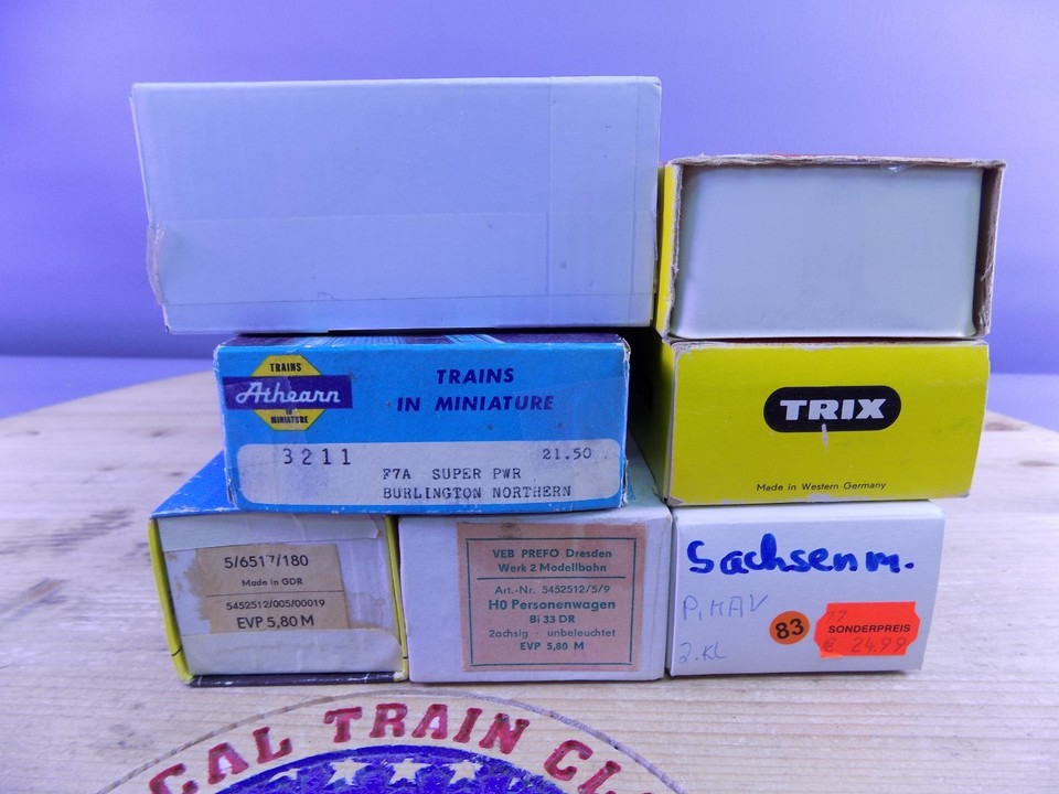 Mixed HO Scale 7 Passenger Cars in Boxes Lot #O83 | eBay