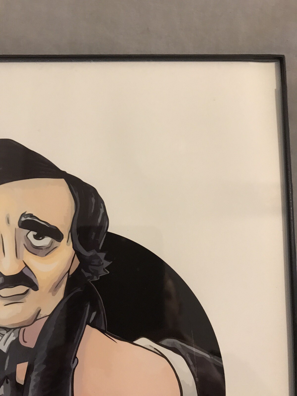 RARE TONY POULSON SIGNED LIMITED #3/10 EDGAR ALLAN POE FRAMED ...