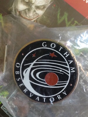 Batman Pin Vintage 1997 GOTHAM OBSERVATORY Warner Brothers Rare BANE MR ...