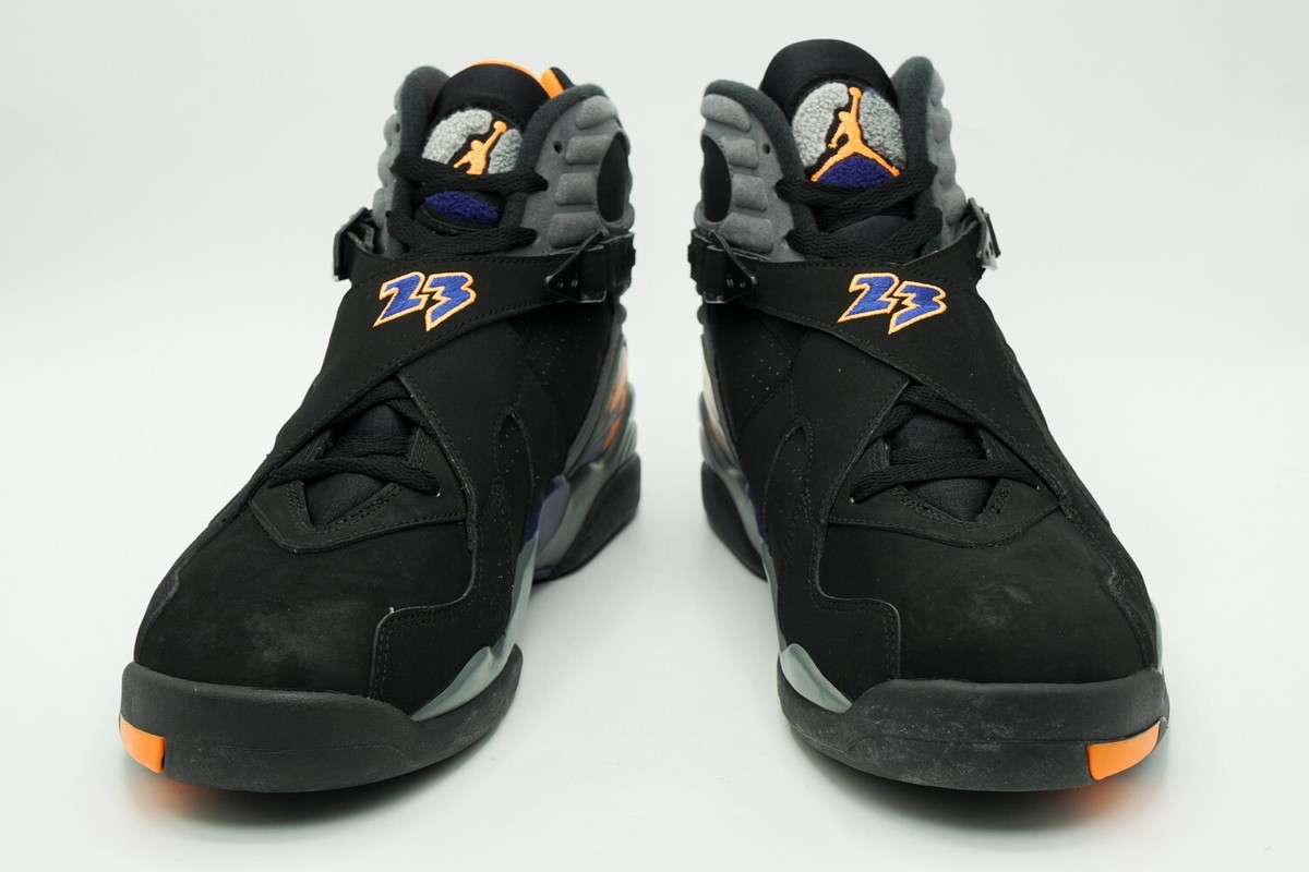 AIR JORDAN 8 VIII RETRO NEW SIZE 14 PHOENIX SUNS BLACK AIR JORDAN 8 VIII RETRO NEW SIZE 14 PHOENIX SUNS BLACK