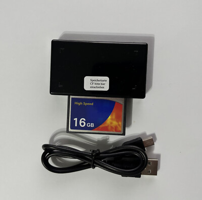 Speicherkarte 16 GB Compact Flash + Kartenleser CF für Canon EOS 400D ...