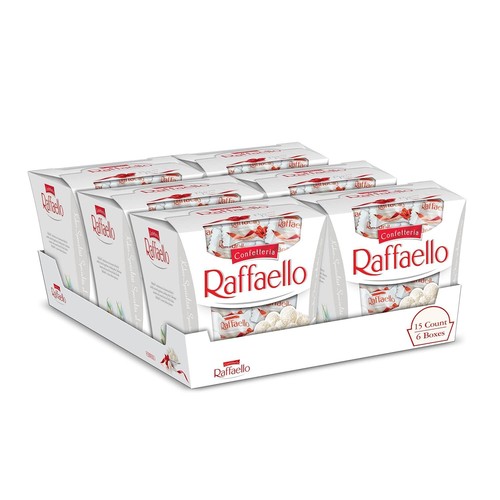 Ferrero Raffaello Almond Coconut Chocolate Candy Gourmet Gift Box 90 ...