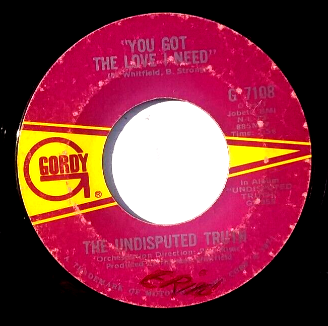 THE UNDISPUTED TRUTH - Smiling Faces Sometimes - Vinyl 45rpm Gordy 1971 ...