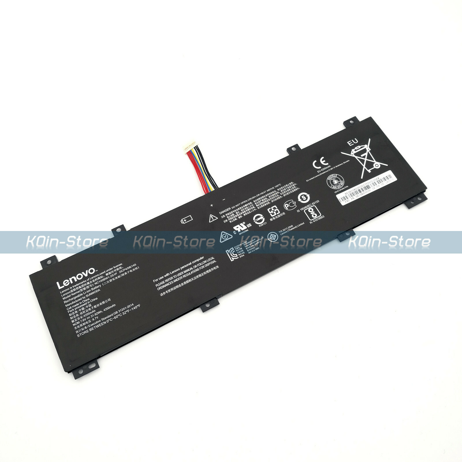 Genuine NC140BW1-2S1P 0813002 Battery for Lenovo IdeaPad 100S-14IBR 14 ...