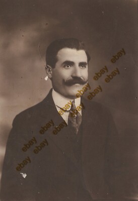 #48003 Greece 1910s. Man with moustache. Photo | eBay